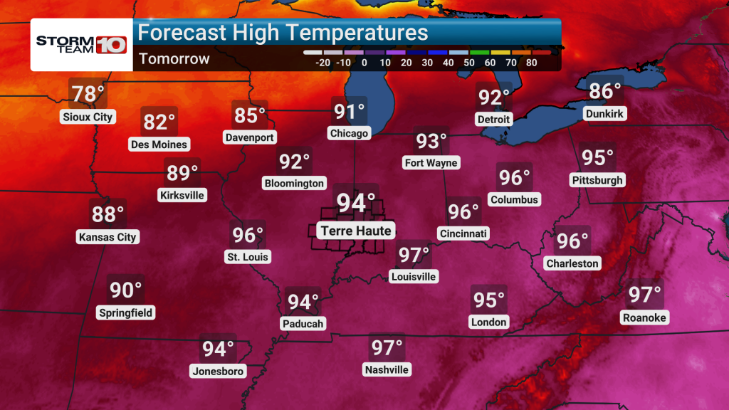 Heat Advisory Continues Through Friday | Forecast | wthitv.com