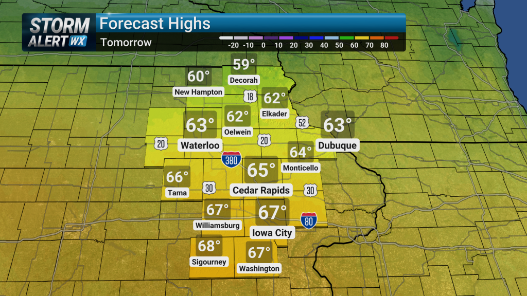Mild Start, Cooler Finish to Week | Forecast | kwwl.com