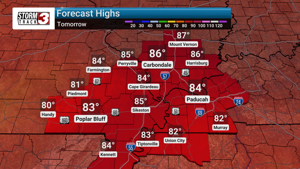 Shower/Storm Chances Climb, Next Week Heat | Forecast | wsiltv.com