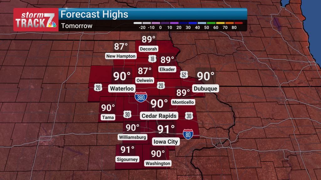 High Heat and Humidity Builds | Forecast | kwwl.com