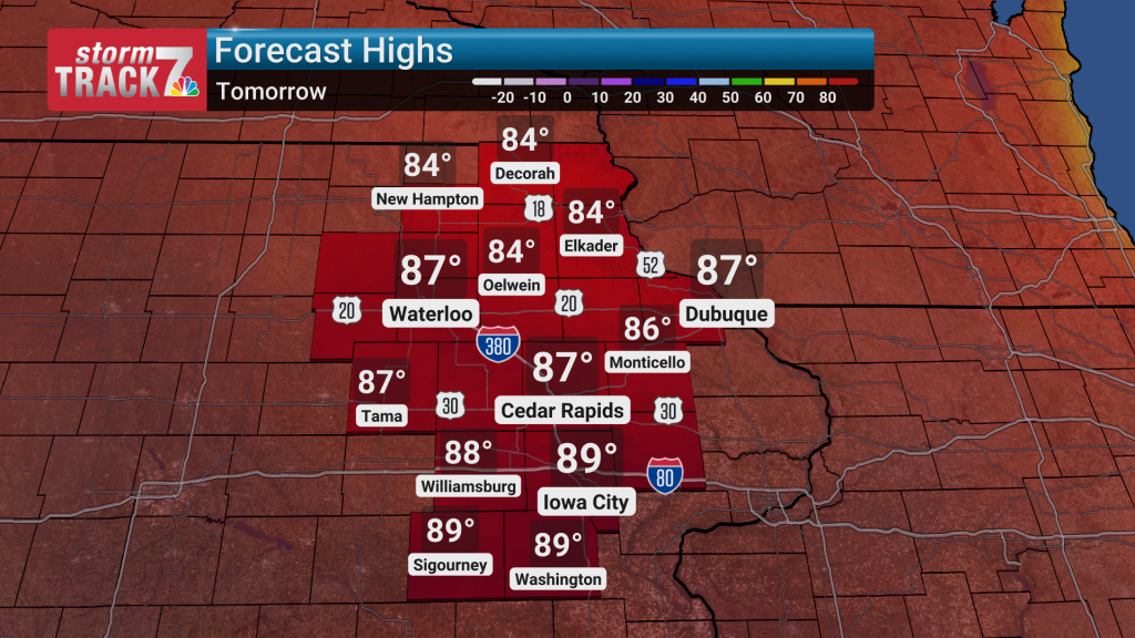 Warm Start, Cooler and Stormier Finish to the Week | Forecast | kwwl.com