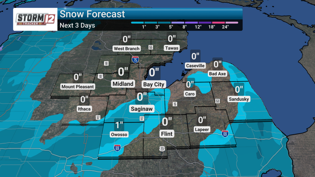Snow Tapers, Still a Chilly Monday | Forecast | abc12.com