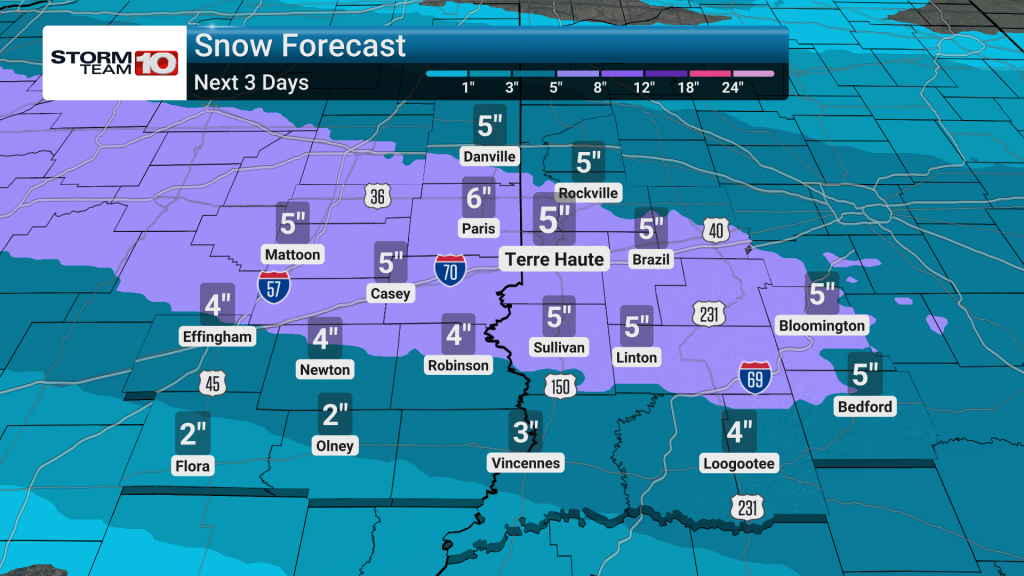 Arctic Air and Snow On The Way | Forecast | wthitv.com