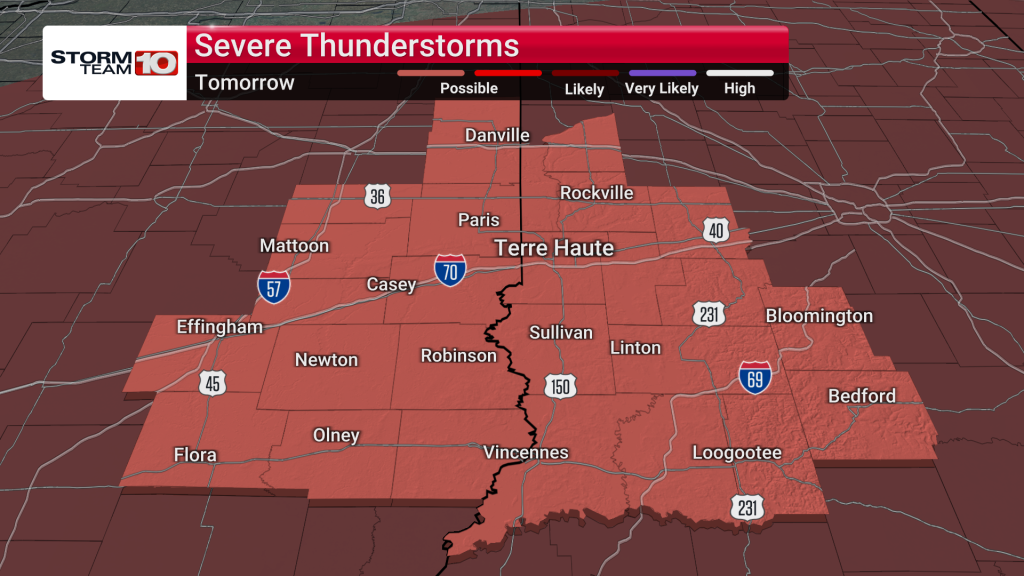 Severe Storms Possible Sunday; Flash Freeze Monday AM | Forecast ...