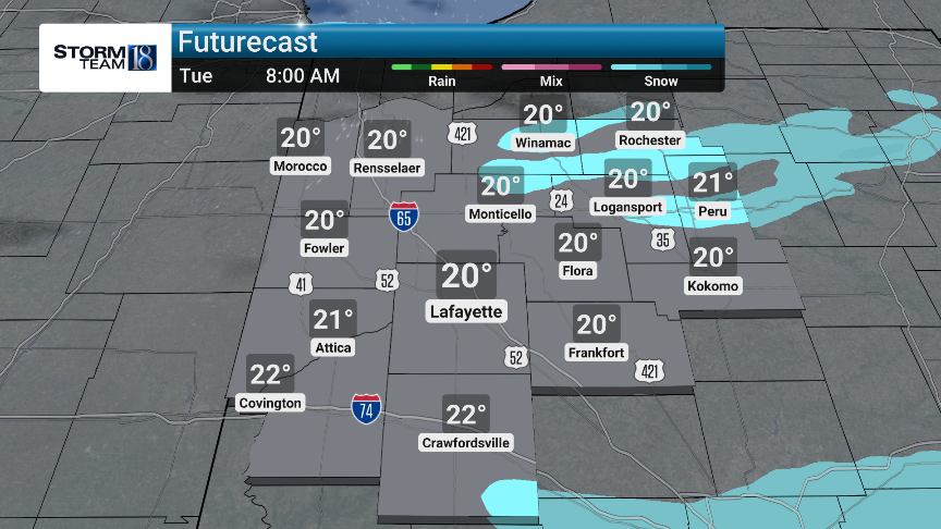Snow Chances, Cooler Temperatures Ahead | Forecast | wlfi.com