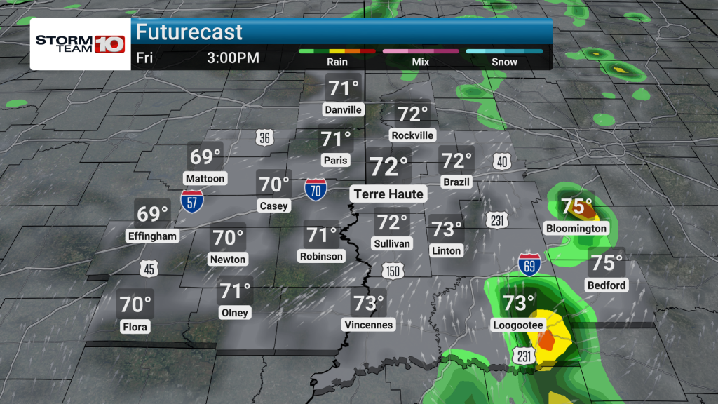 Storms, Warmth Arrive This Week | Forecast | wthitv.com