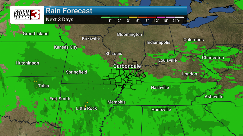 Showers Fade, Cooler Air Nears | Forecast | wsiltv.com