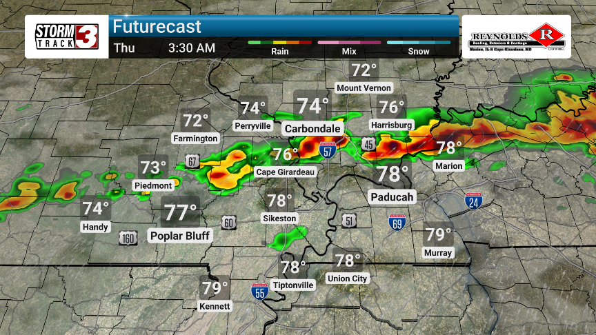 Severe Thunderstorms, Flood Risk | Forecast | wsiltv.com